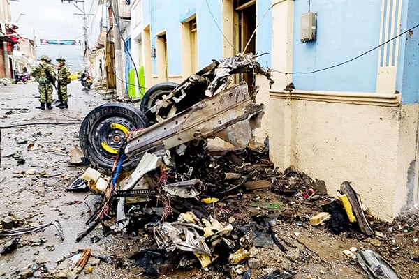 Estalla coche bomba en municipio colombiano | Noticias | Diario Oficial El Peruano