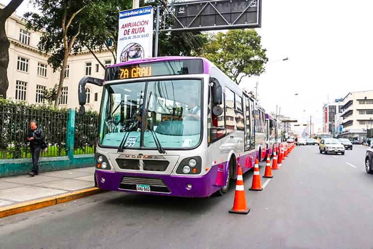 Lima: buses del corredor morado retoman servicio de transporte ...