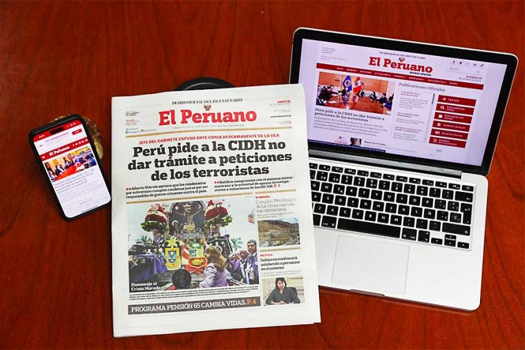 Congreso aprueba moción de saludo por el 198 aniversario del Diario El ...